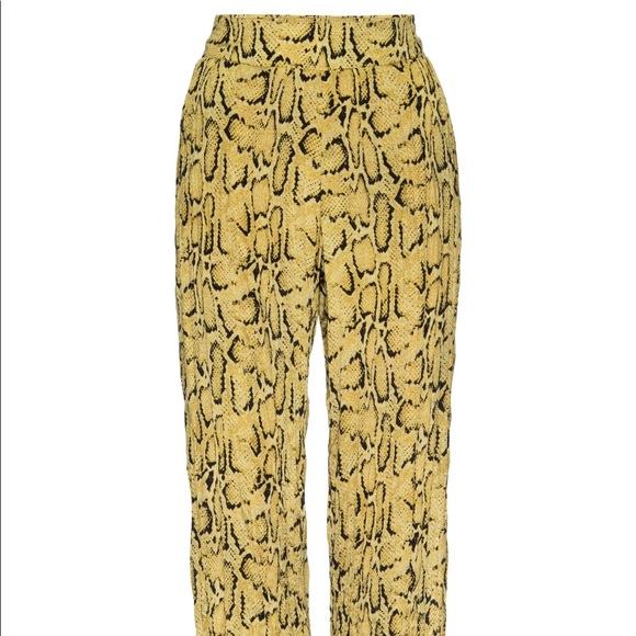 Frame Denim | Pants & Jumpsuits | Frame Snake Print Silk Pants | Poshmark